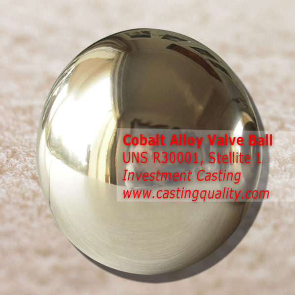 Cobalt Alloy UNS R30001 | Sand Casting, Investment Casting & CNC ...